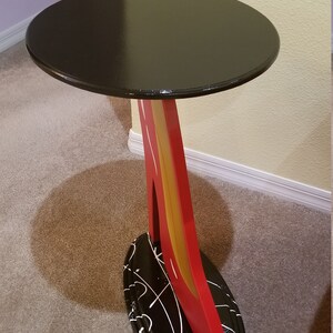 Unique 3D Look Red Shoe Table Floor Sculpture - High Heel Table ...