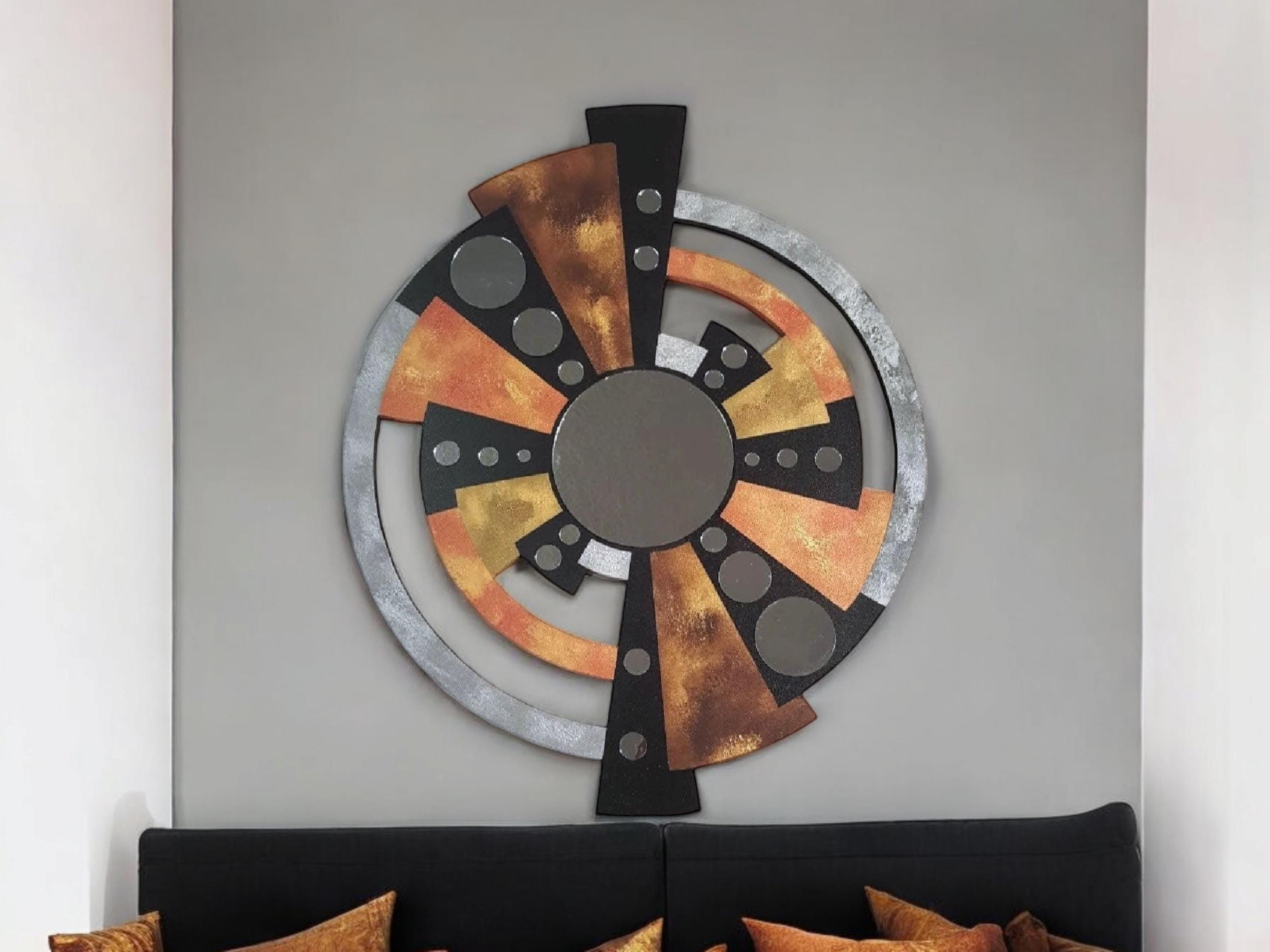 Contemporary Abstract Zen Mirror #4 - Mirror Wall Art, Mirror Wall ...