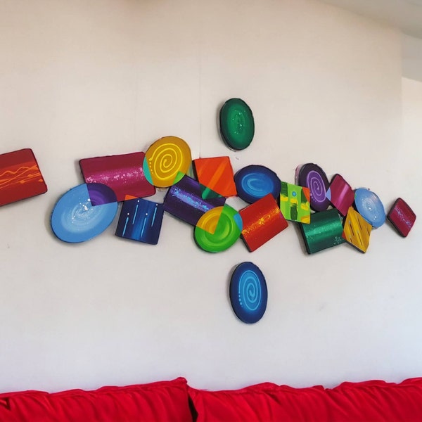 Colorful Wall Decor - Etsy