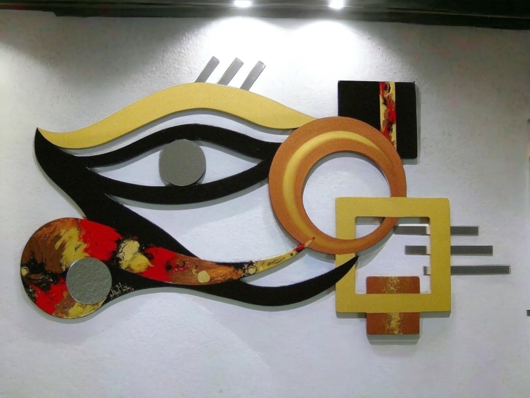 Unique Eye Wall Sculpture, Abstract Wall Decor, Eye Wall Art, Wood ...