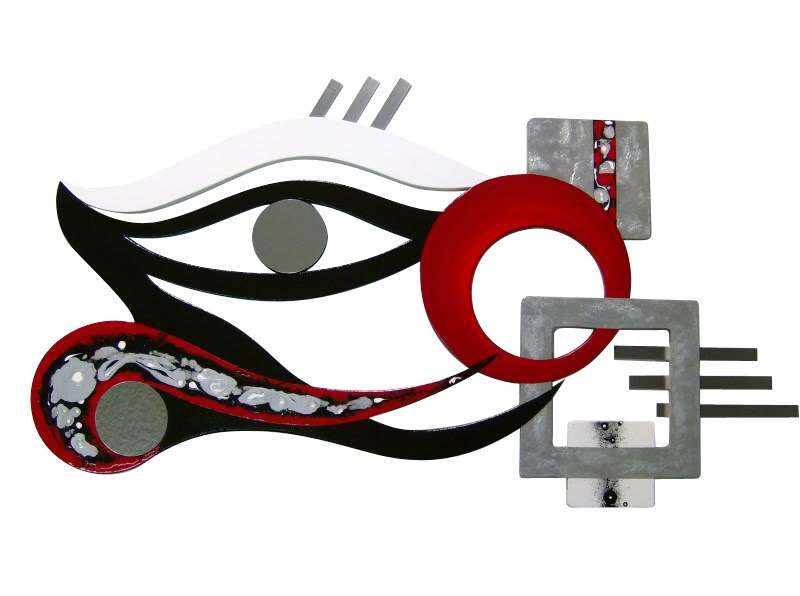 Abstract Eye Wall Sculpture Metal Art Unique Contemporary | Etsy