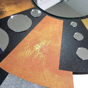 Contemporary Abstract Zen Mirror #4 - Mirror Wall Art, Mirror Wall ...