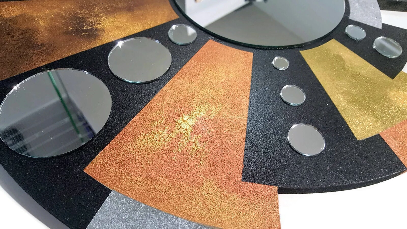 Contemporary Abstract Zen Mirror 4 Mirror Wall Art Mirror | Etsy