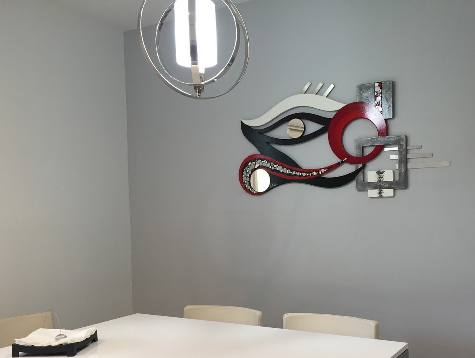 Abstract Eye Wall Sculpture Metal Art Unique Contemporary | Etsy