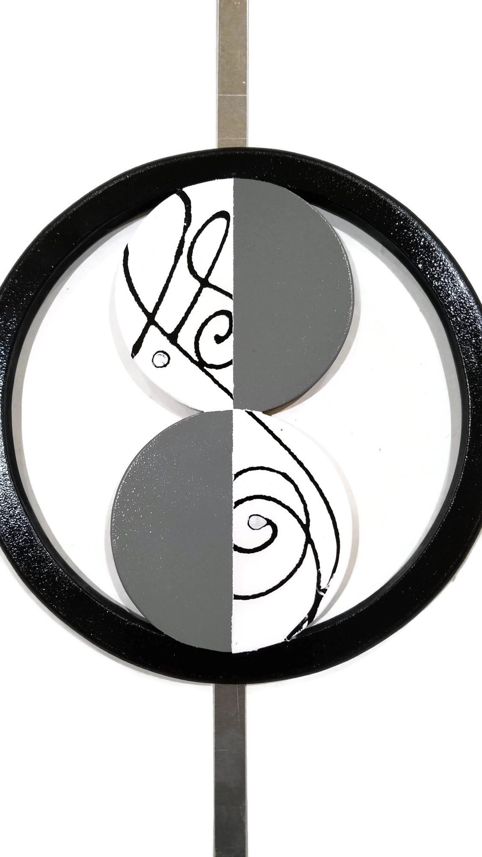Abstract Circle Circle Wall Art Modern Circle Contemporary - Etsy