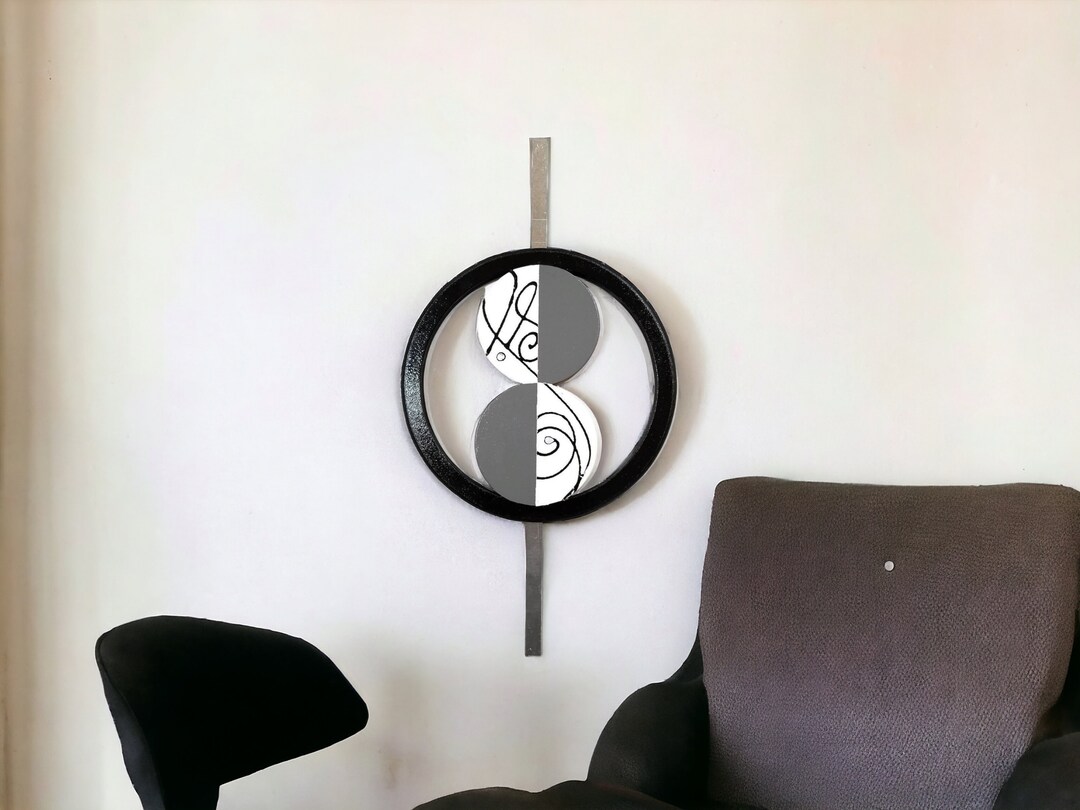 Abstract Circle, Circle Wall Art, Modern Circle, Contemporary Circle ...