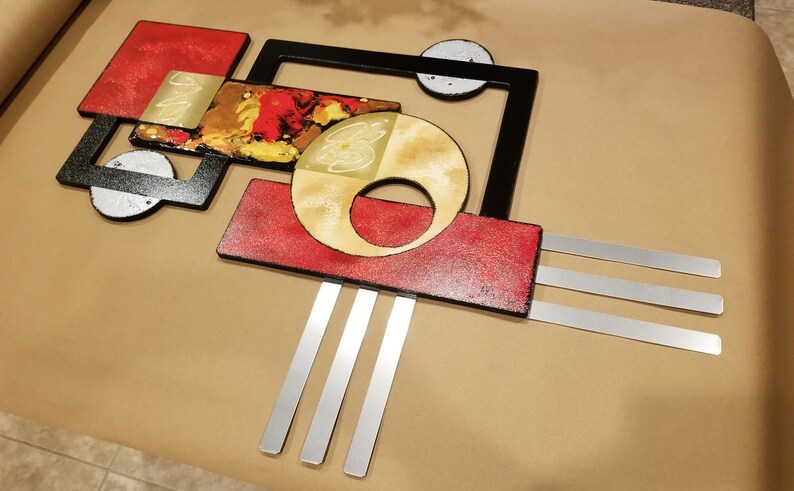 Textured Geometric Abstract Art, Contemporary Wall Sculpture, Modern ...