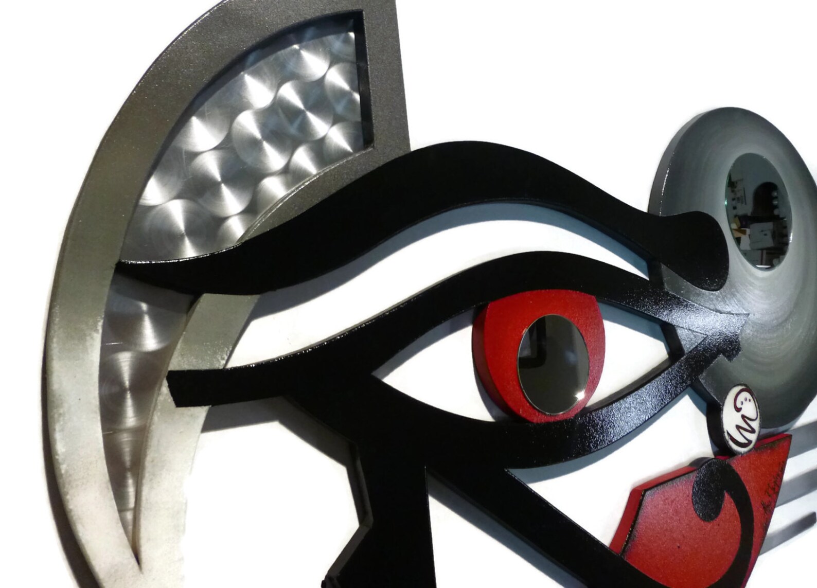 Mythical EYE Wall Sculpture, the Eye of Horus, Wood and Metal Wall Art ...
