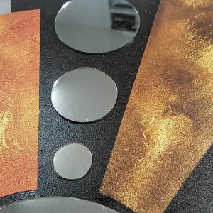 Contemporary Abstract Zen Mirror 4 Mirror Wall Art, Mirror Wall Decor ...