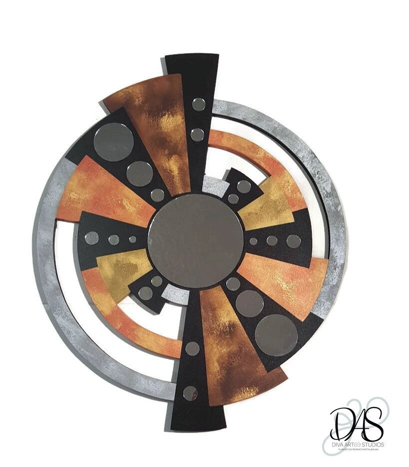 Contemporary Abstract Zen Mirror #4 - Mirror Wall Art, Mirror Wall ...