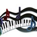 Colorful G Clef Music Keys & Notes Abstract Wall Sculpture, Music ...