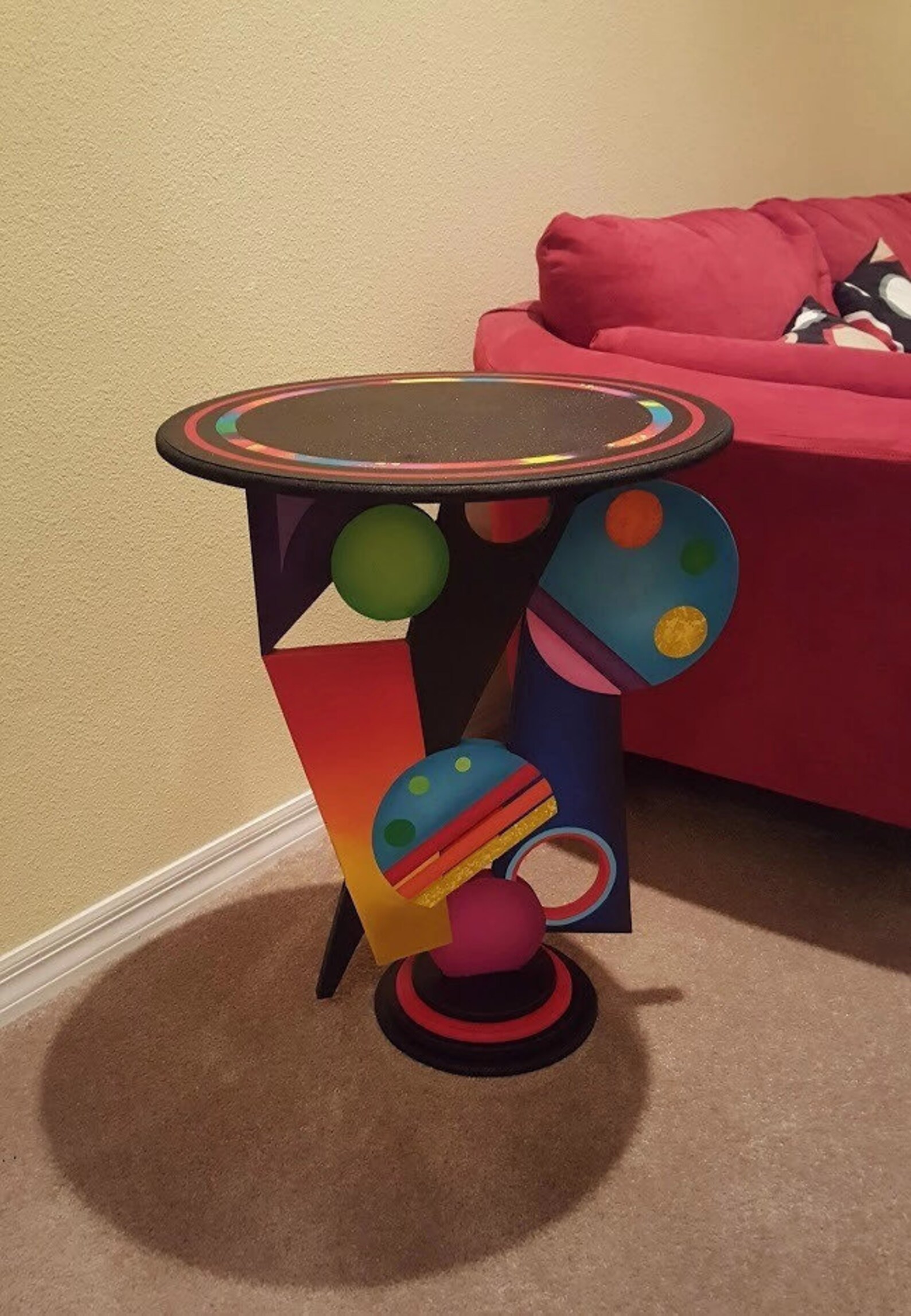 Madhouse Abstract Table Geometric Table Sculpture Abstract - Etsy
