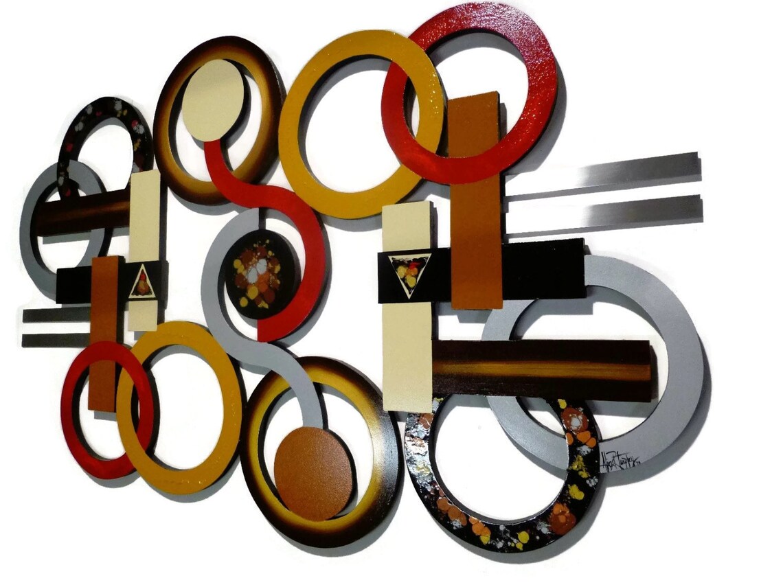 Infinity Contemporary Modern Circle Wall Art Stylish - Etsy