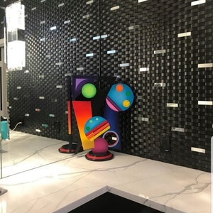 Abstract Tabletop Sculpture - Unique Table Sculpture - Colorful ...