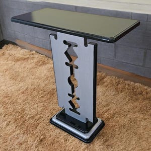 Barber Shop Razor Table - Barbers End Table, Novelty Razor Table, Razor ...