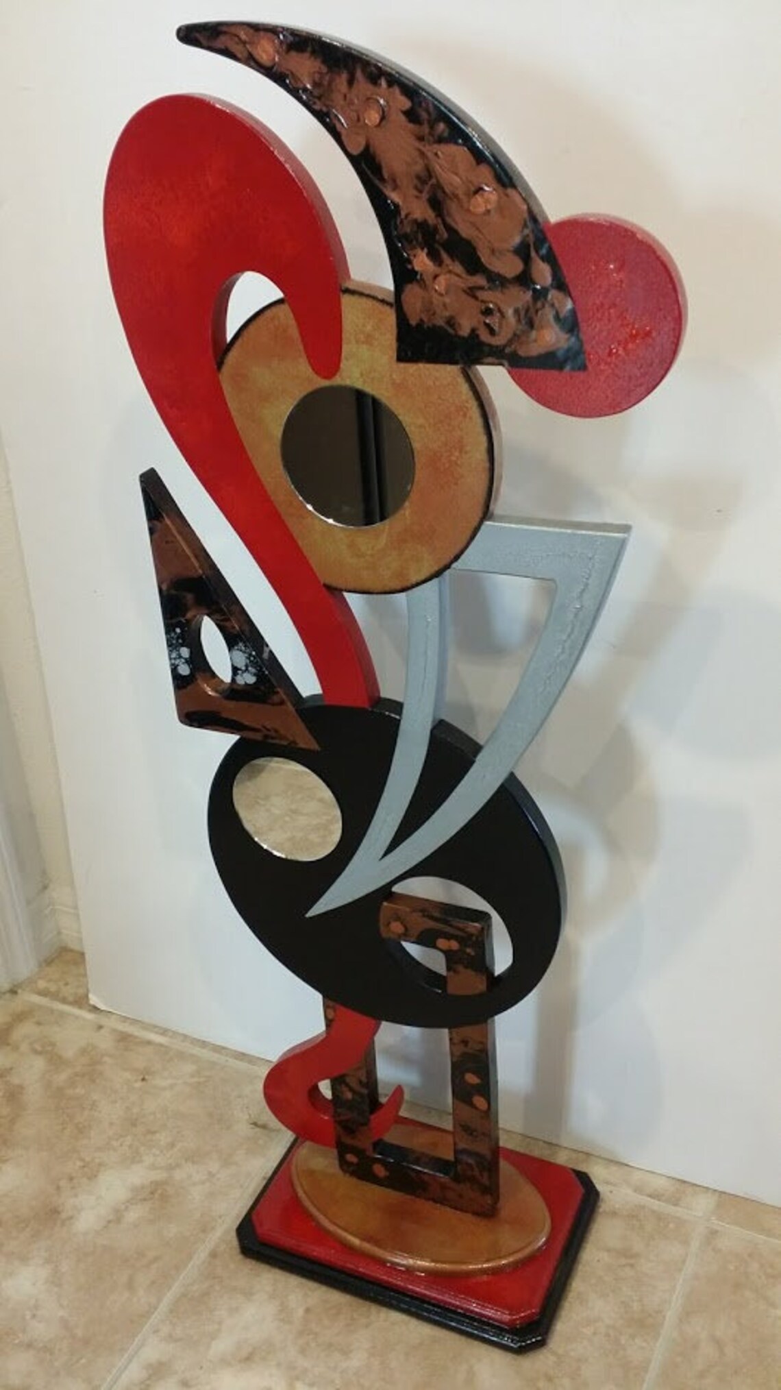 Unique Contemporary Modern Abstract Floor Sculpture - Etsy