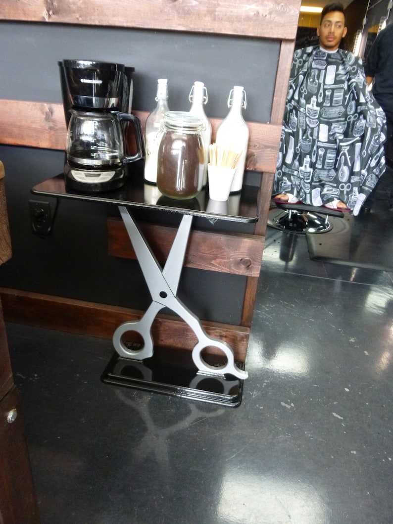 Unique 3D Barber Scissor Table Sculpture End Table - Etsy