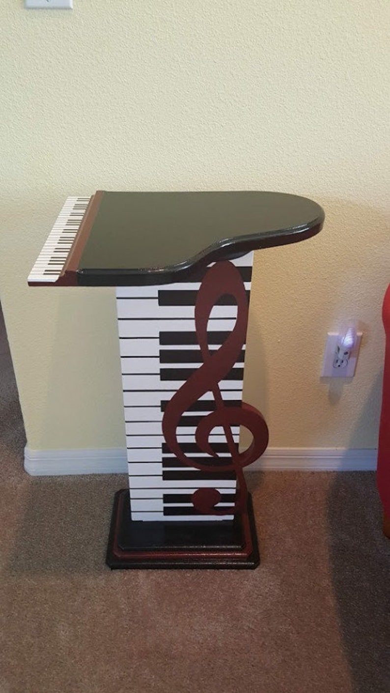 Music Table Sculpture, Music Piano Table Sculpture, Floor Sculpture ...