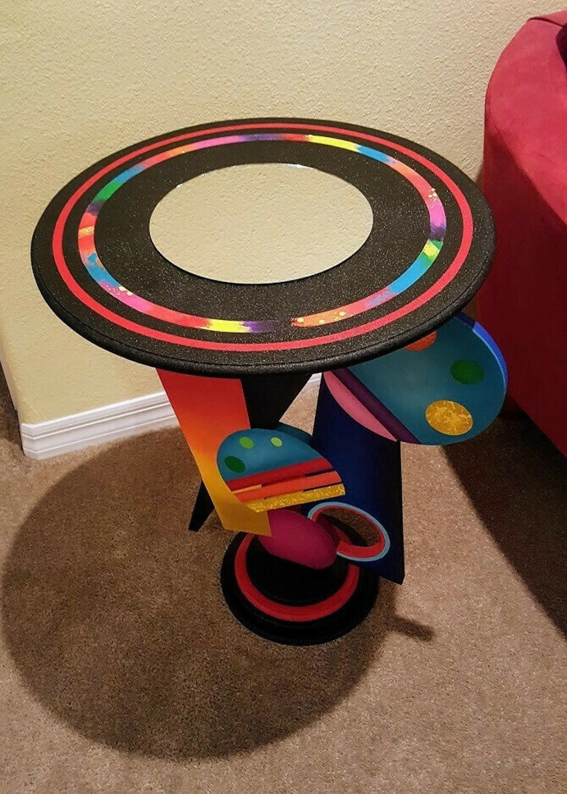 Madhouse Abstract Table Geometric Table Sculpture Abstract - Etsy