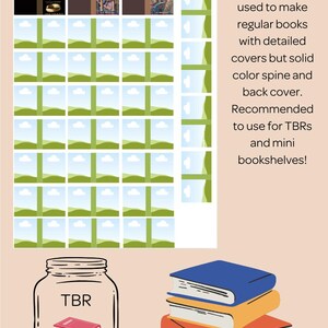 Mini Book Covers and Page Template! - Etsy