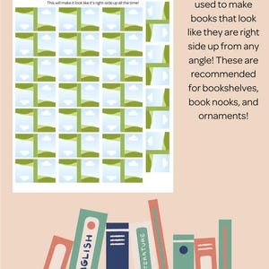 Mini Book Covers and Page Template! - Etsy