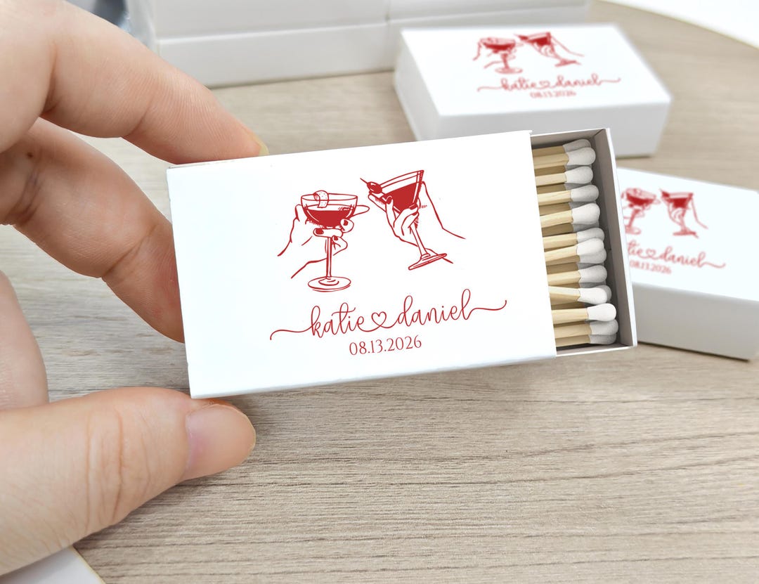 Custom Matchbox/personalized Matches for Wedding/wedding Gift ...