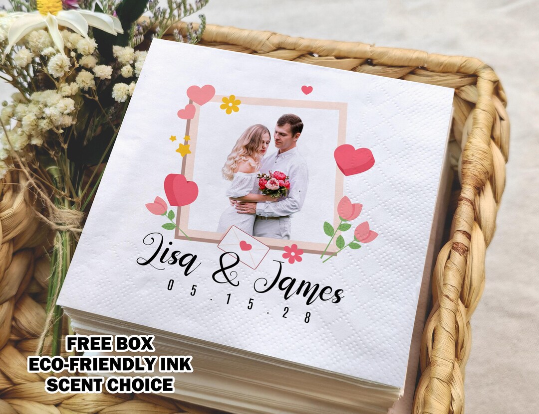 Custom Photo Napkins/personalized Photo Napkins/custom Napkins/custom ...