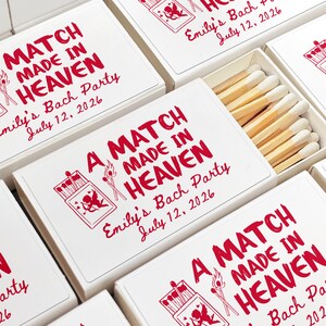 The Perfect Match Personalized Matchboxes/custom Matchboxes for Couples ...