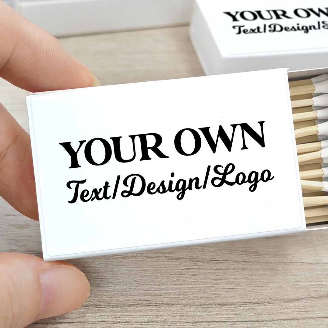 Personalized Matches/custom Logo Match/custom Matchbooks/full Color ...