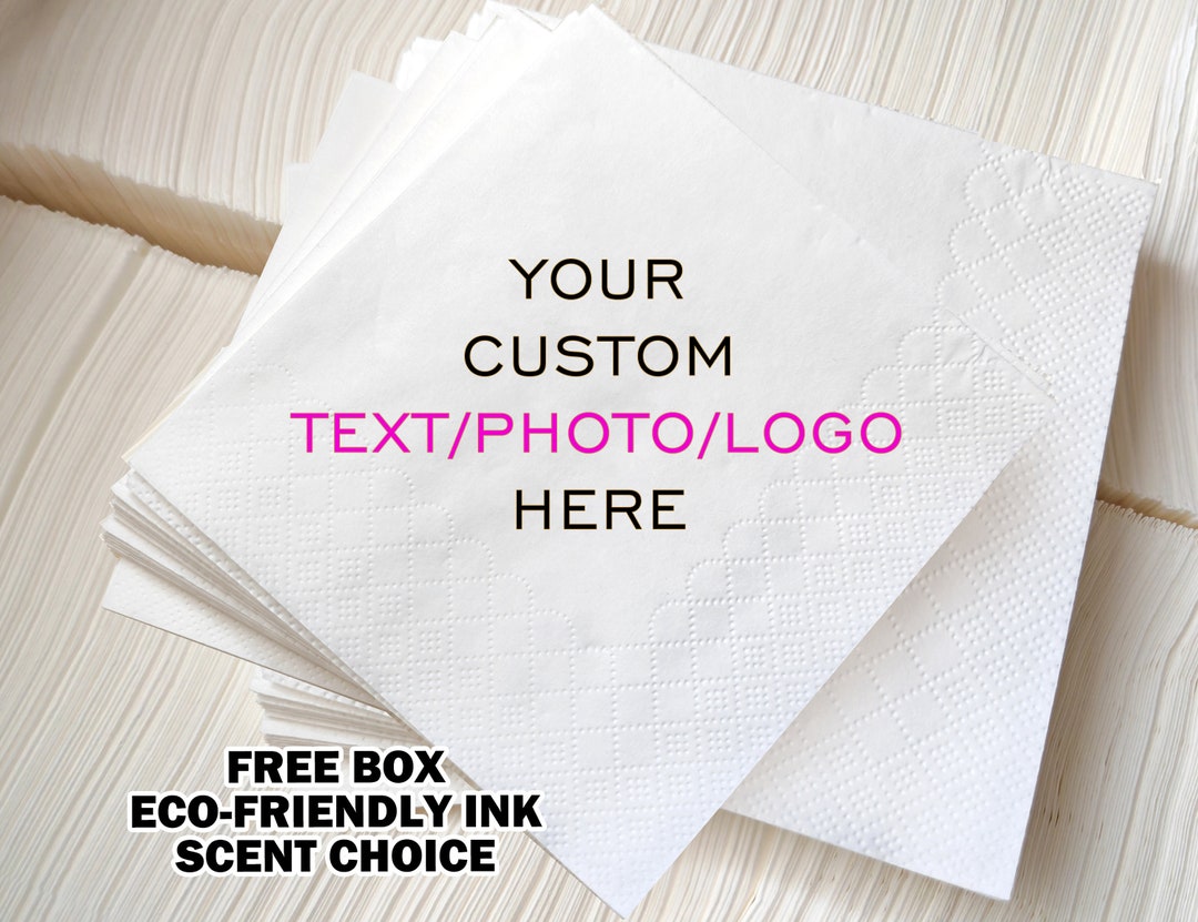 Custom Design Napkins for Weddings, Corporate Events, Business Party ...