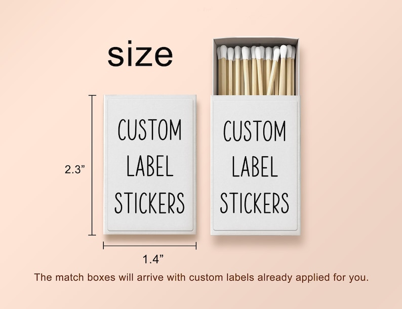 The Perfect Match Personalized Matchboxes/custom Matchboxes for Couples ...