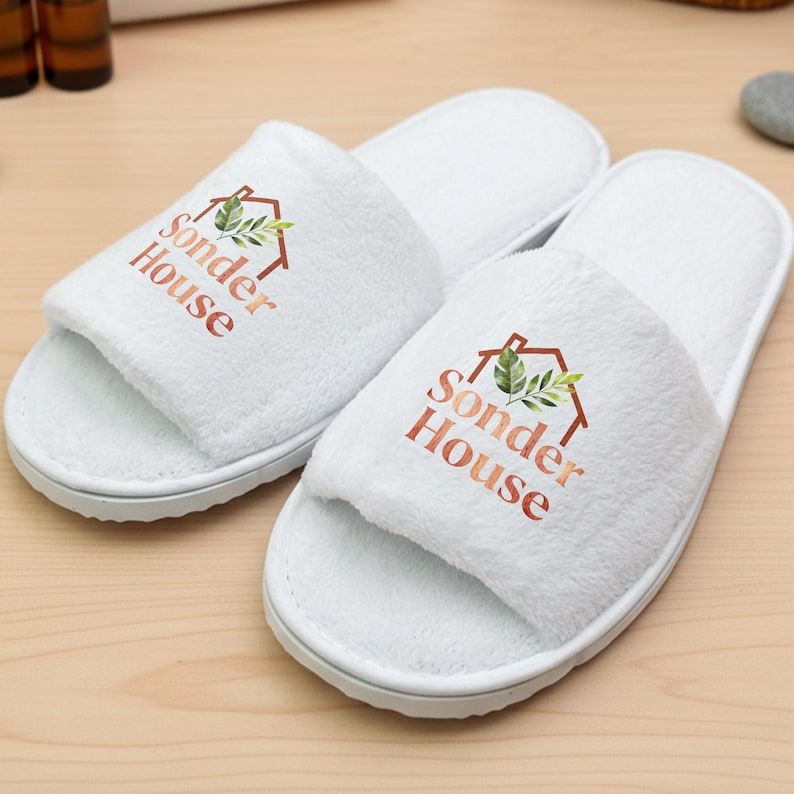 Premium Branded Slippers With Personalized Logo/ideal for Employee ...