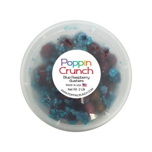 Poppin Crunch Blue Raspberry Gushers Candy Snacks 1 - 2 LBS - Choice of ...