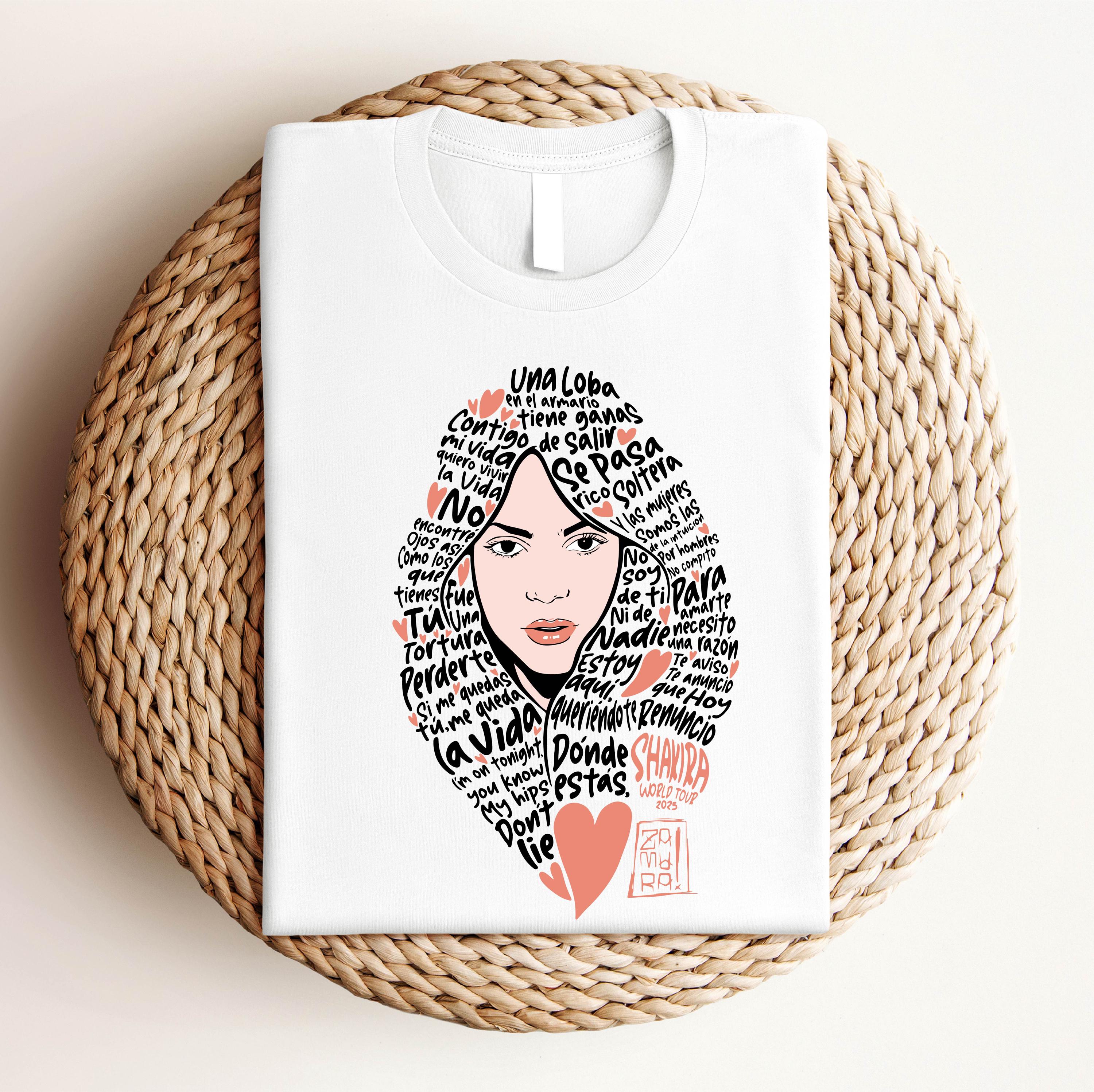 Shakira World Tour 2026 T-shirt: Las Mujeres Ya No Lloran - Etsy