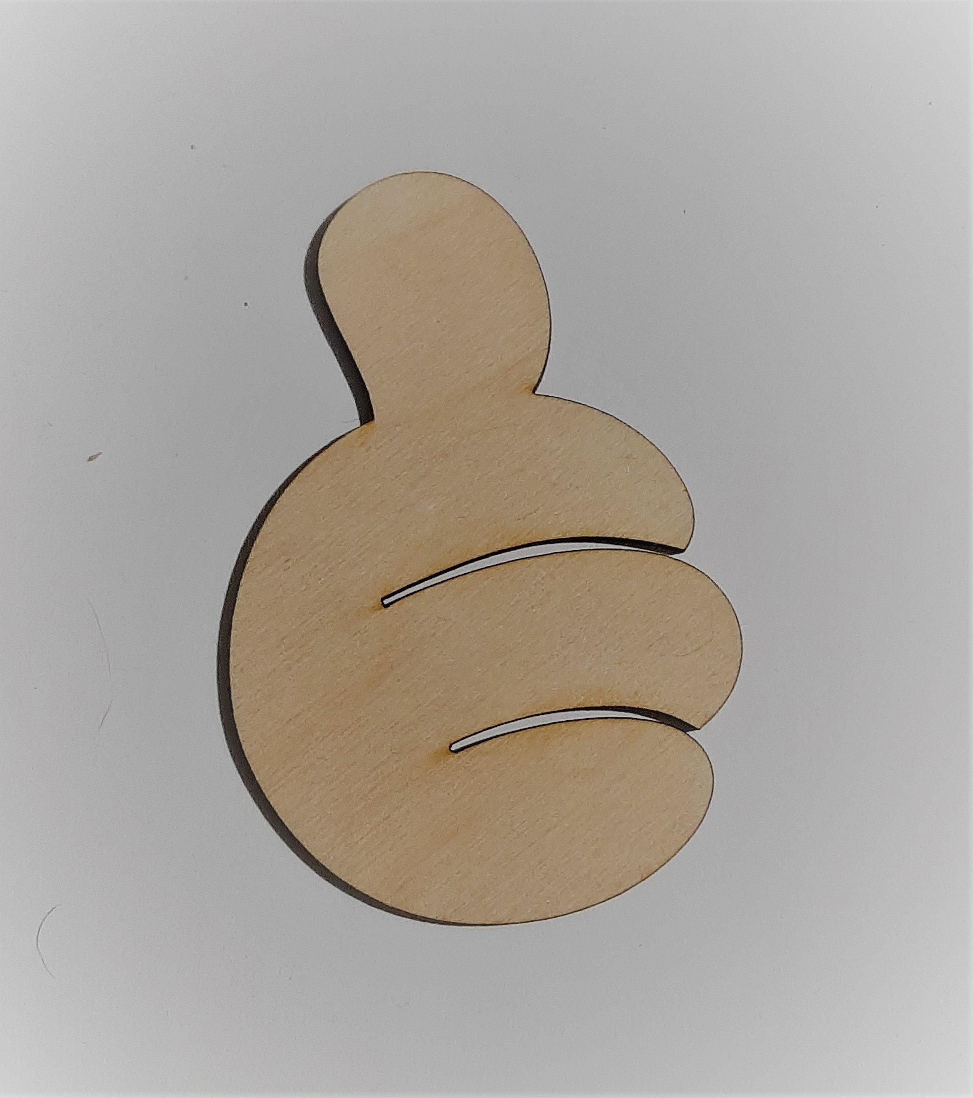 Imogie Thumb Unfinished Wood Shape Cut Out IT11914 - Etsy