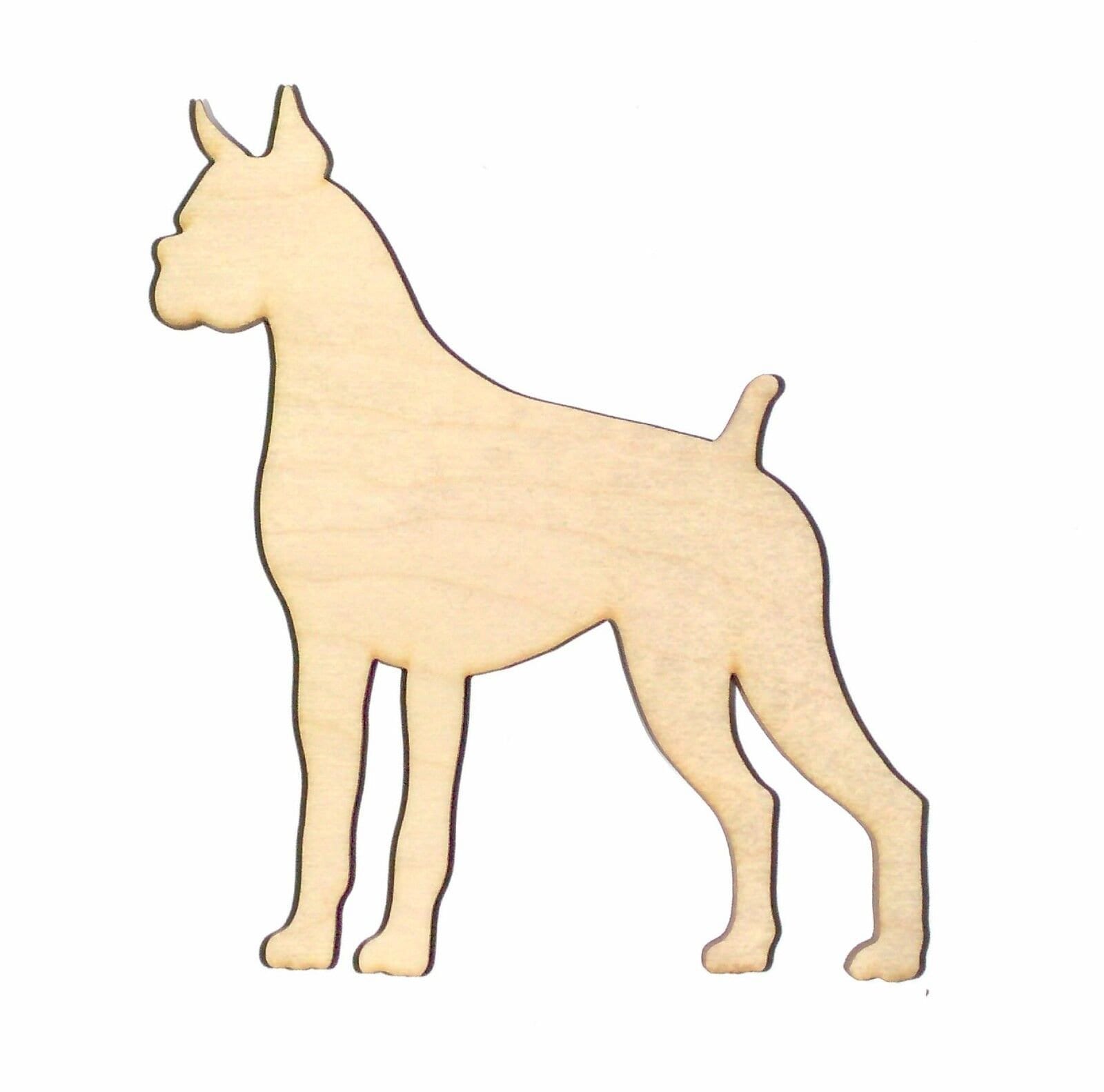 Boxer Dog Laser Cut Unfinished Wood Shape Cut Out AKC B5602 - Etsy