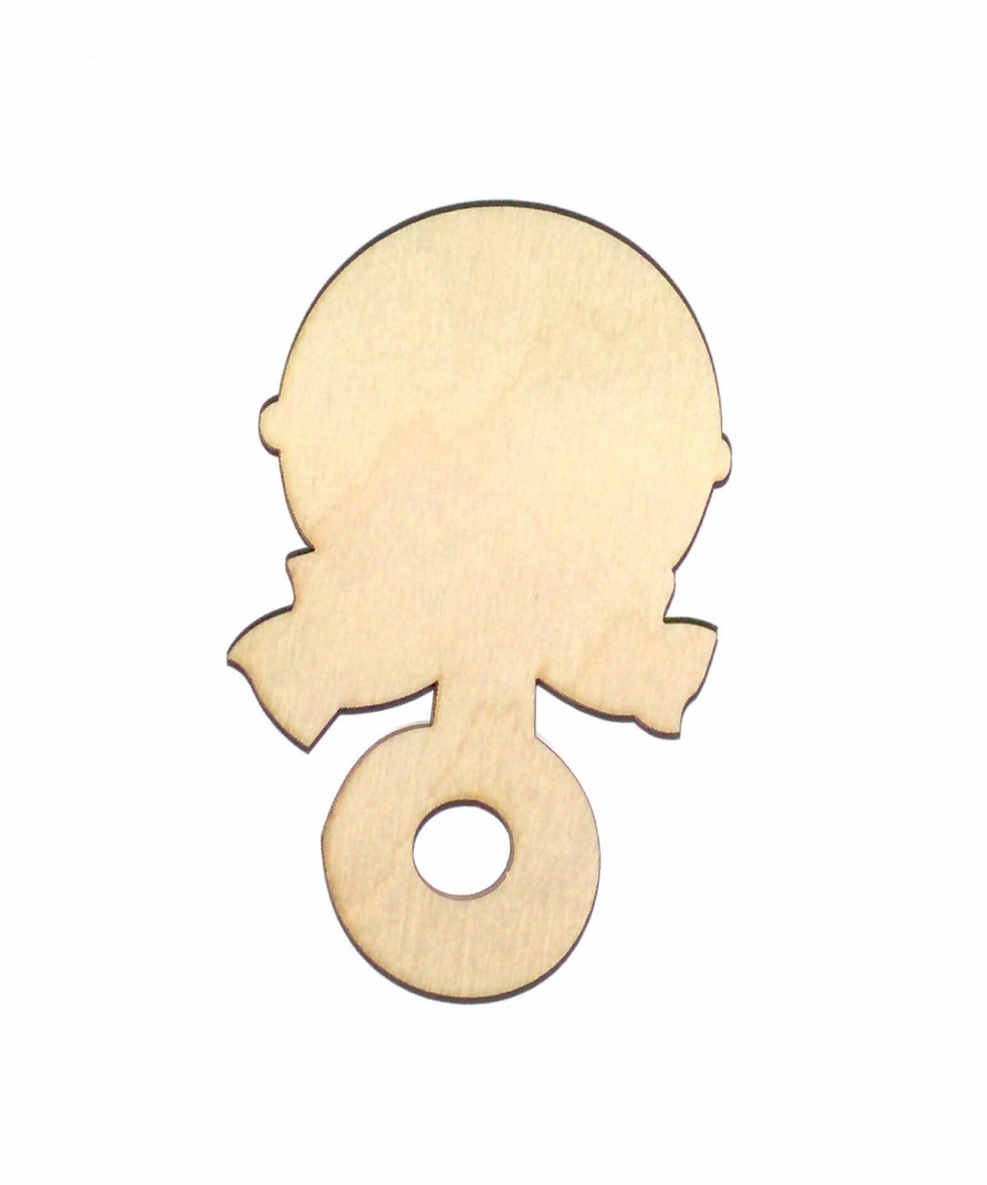 Baby Rattle Unfinished Flat Wood Shape Cut Out Laser Cut BR5056 - Etsy