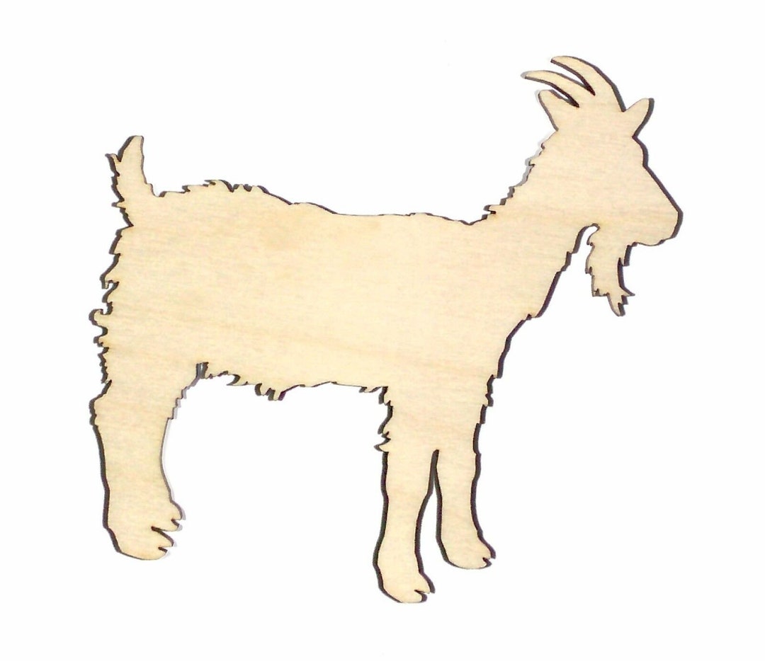 Goat Laser Cut Out Unfinished Wood Shape Cut Out CG8019 - Etsy