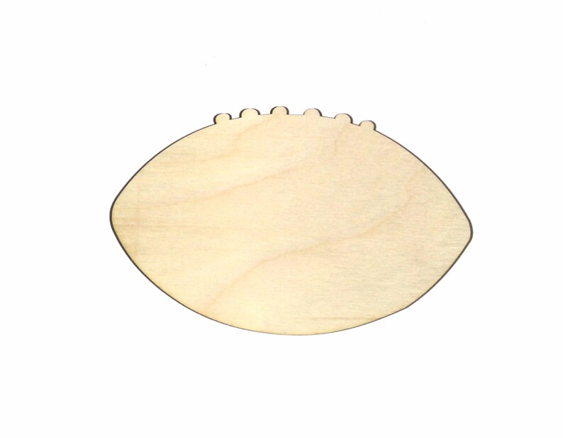 Football Laser Cut Unfinished Flat Wood Shape Cut Out FB777 - Etsy