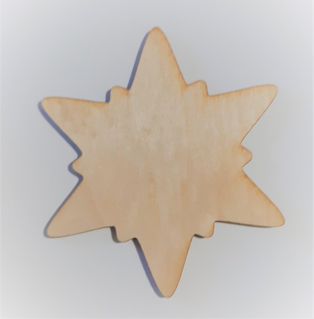 Star Unfinished Wood Shape Cut Out S11884 - Etsy