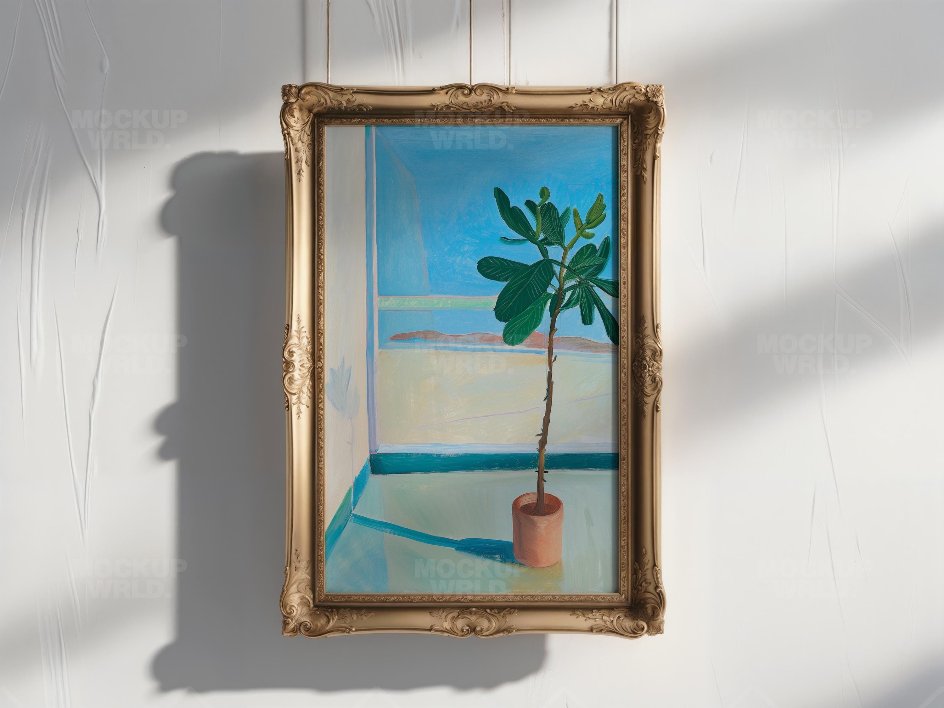 A4 Frame Mockup Display/simple Frame Mockup for 5X7, A4, A3 Artwork ...