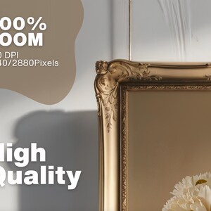 A4 Frame Mockup Display/simple Frame Mockup for 5X7, A4, A3 Artwork ...