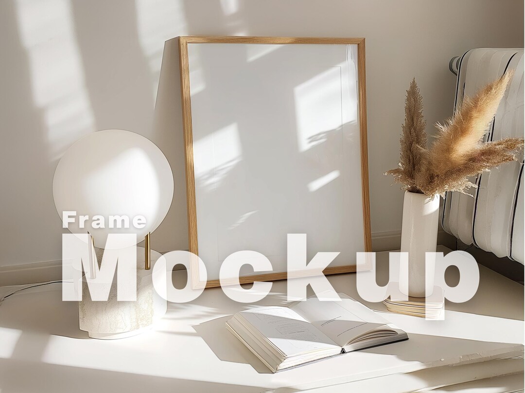 Frame Mockup, Frame Mock Ups, Picture Frame Mockup, DIN A Ratio, PSD ...