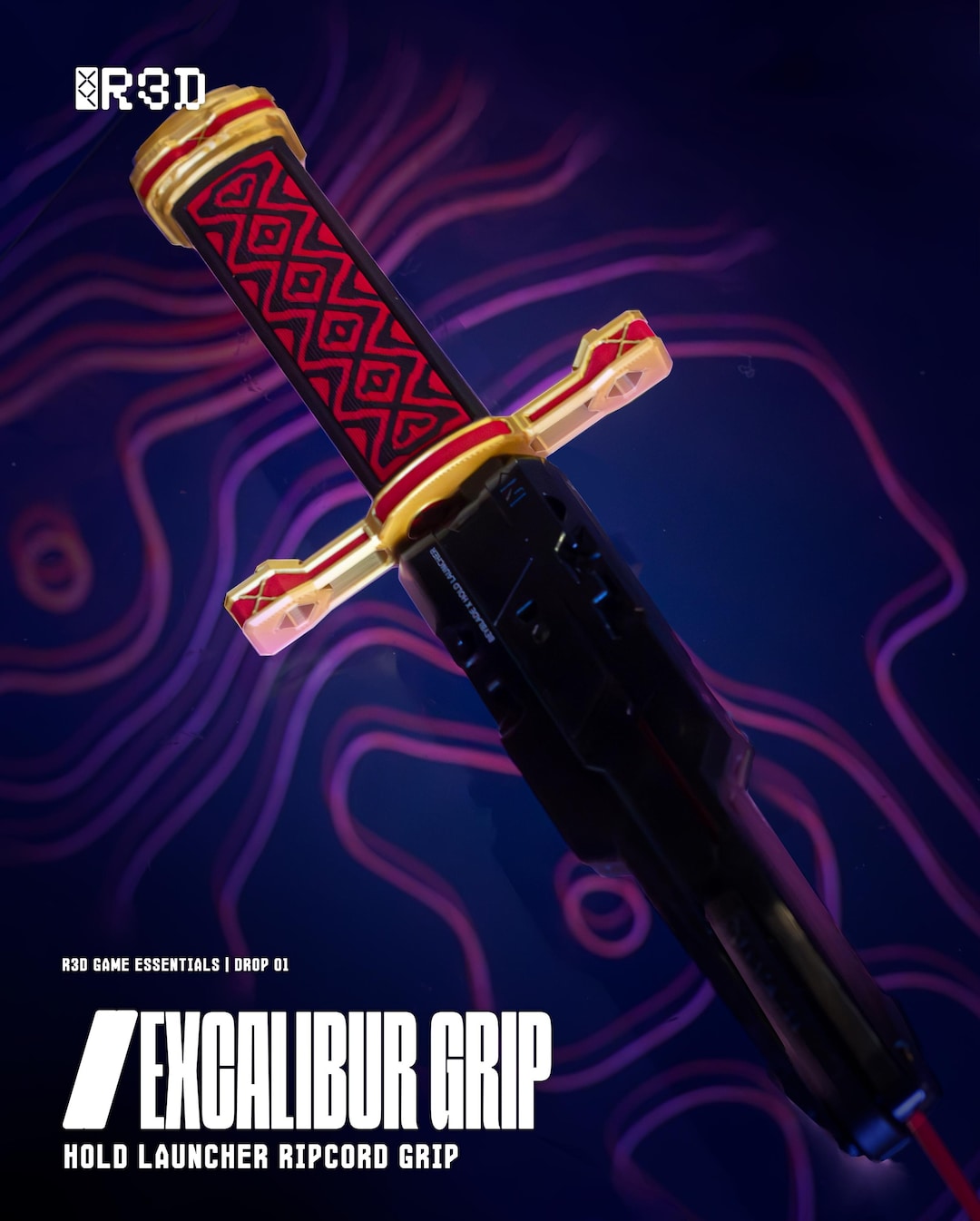 Excalibur Strike Grip [compatible With the Hold Launcher Ripcord] for ...