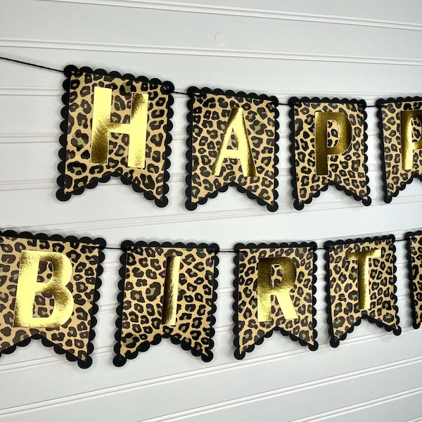 Leopard Party Decorations - Etsy