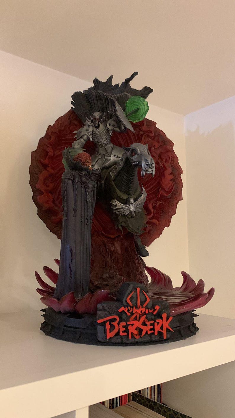 Berserk Gutso Fanmade Action Figure Scale 1/4 Skull Knight Vs Void ...