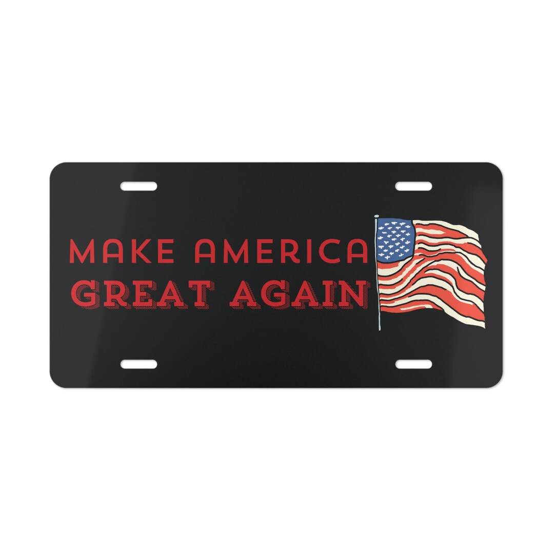 Trump 2024 MAGA Vanity Plate Donald Trump 2024 Trump 2024 Take America ...