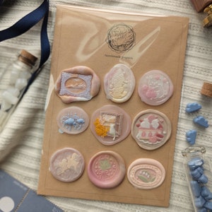 Wax Seal Sticker Sheet Set of 9 Unique Designs Perfect for Letters ...