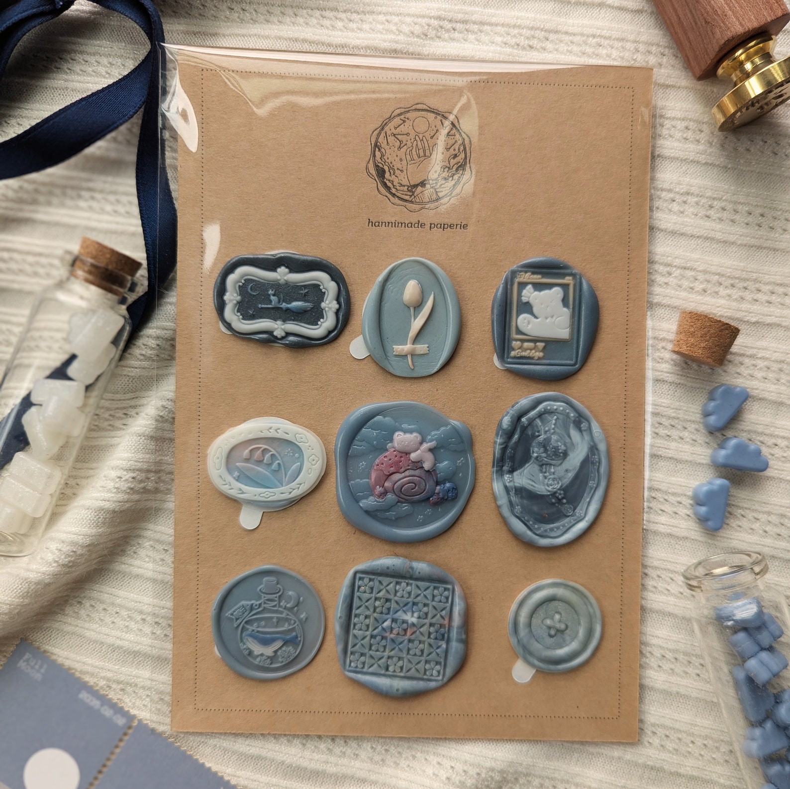 Wax Seal Sticker Sheet Set of 9 Unique Designs Perfect for Letters ...