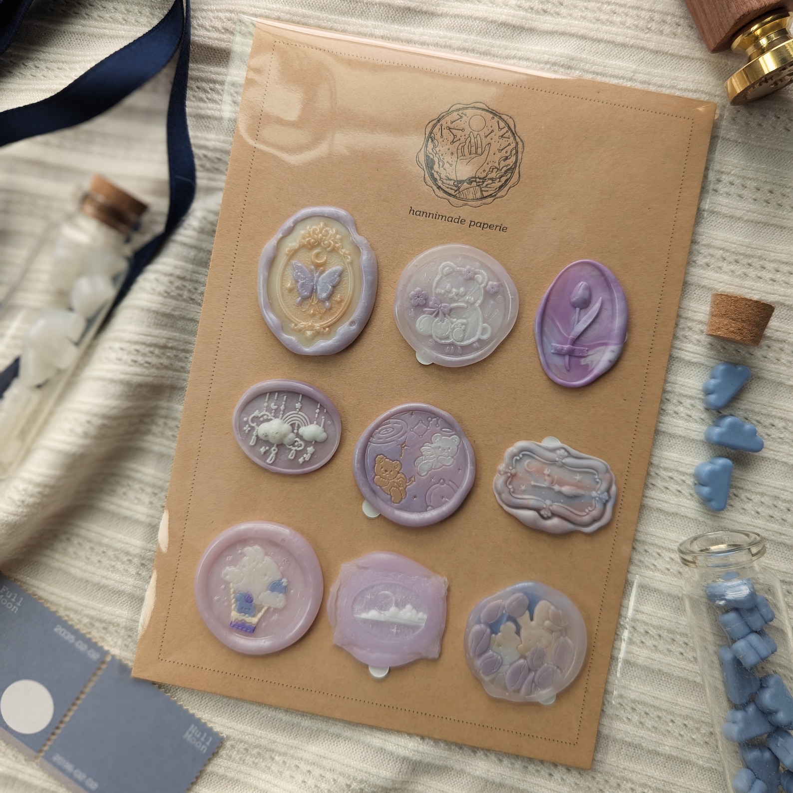 Wax Seal Sticker Sheet Set of 9 Unique Designs Perfect for Letters ...